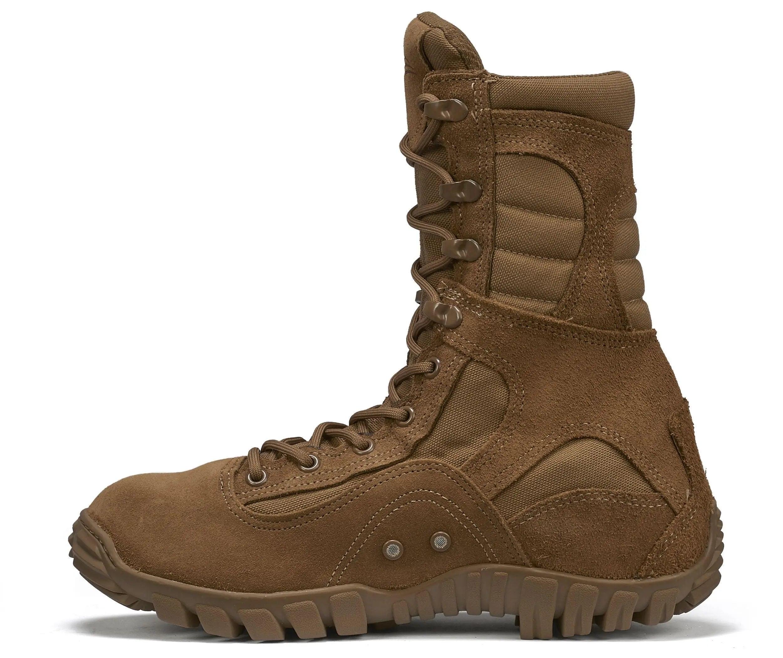 Belleville Navy Certified Coyote Steel Toe Hot Weather Assault Boot 533 ...