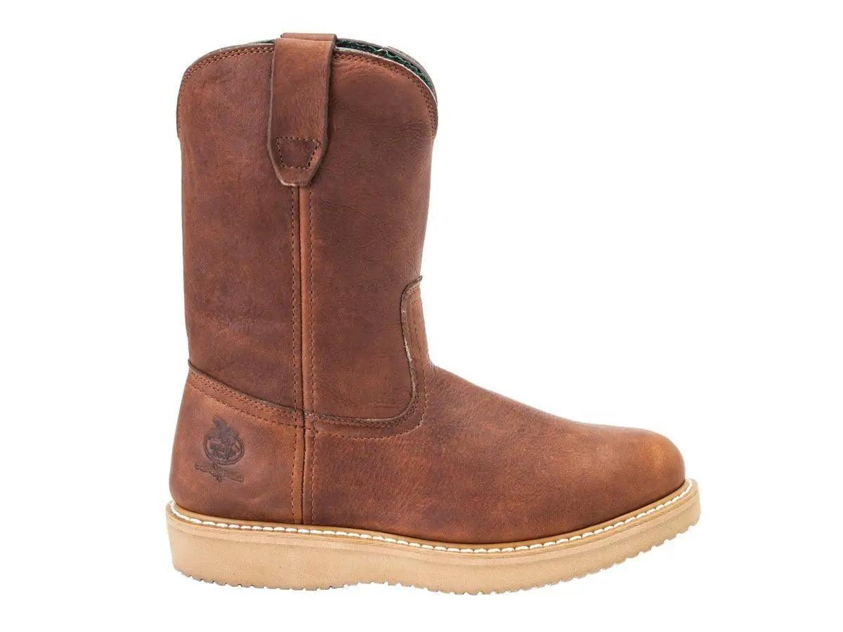 Georgia Steel Toe Wedge Men's Wellington Work Boot G5353 - BootSolution ...