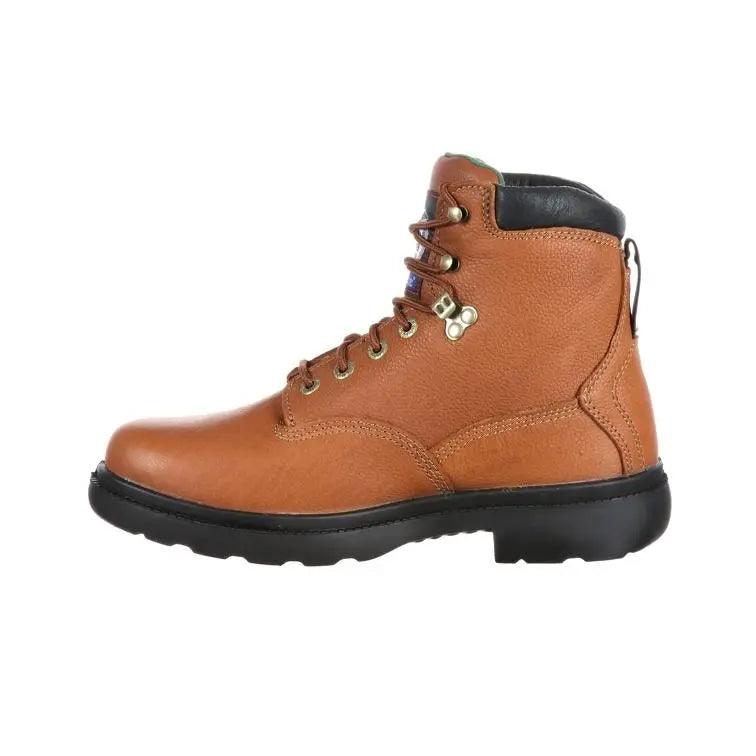 Georgia Men's 6-inch Farm & Ranch Waterproof Work Boots G6503 ...